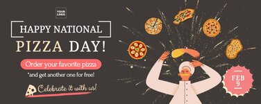 Free designs for International Pizza Day