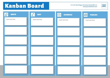 Create Printable Kanban Board Templates Create Printable Kanban Board Templates