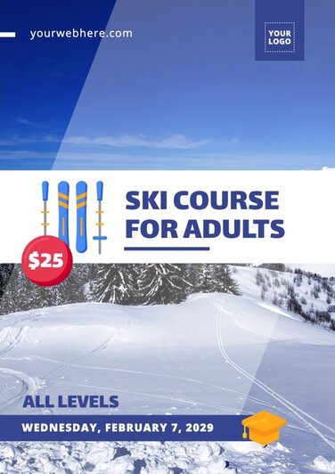 Design Ski Trip Flyers Online