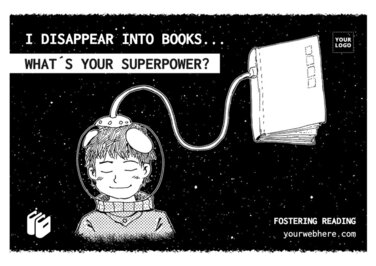 Reading poster templates to edit online