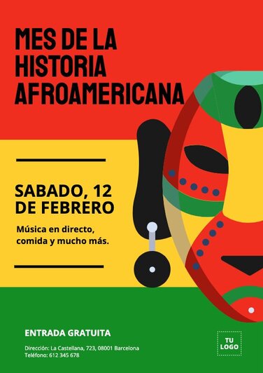 Plantillas del Mes de la Historia Afroamericana editables