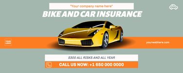Auto Insurance templates to design ads