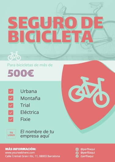 Plantillas de Seguros de Autos para diseñar anuncios