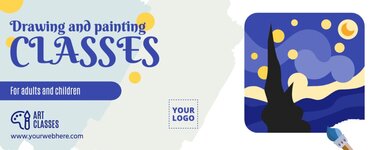 Art class flyer templates online