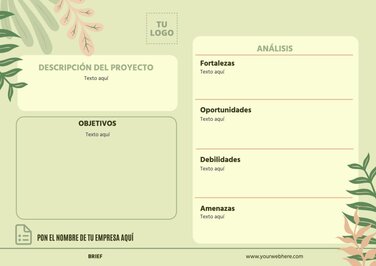 Plantillas de Brief gratis para editar