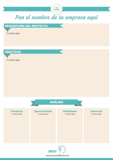 Plantillas de Brief gratis para editar