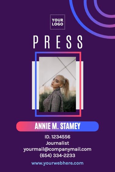 Design custom ID cards online