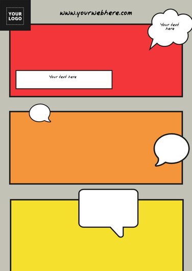 Free comic book templates