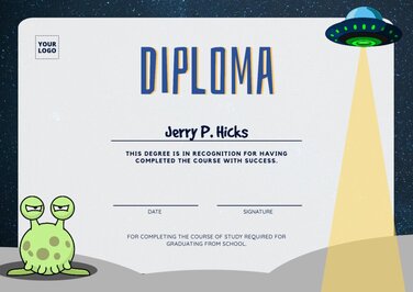 Editable Diplomas and Awards for Kids