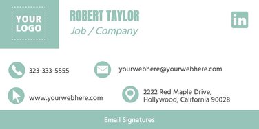 Customize email signature templates online
