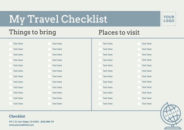 Online Editable Checklist Templates