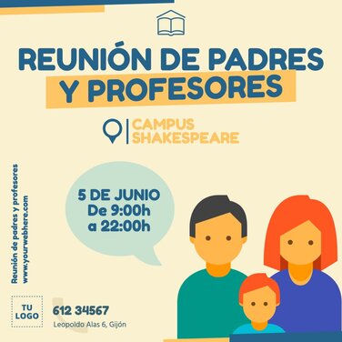 Crea un formulario de reunión con padres gratis