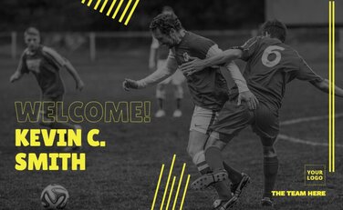 New Signings and Player Renewal Banner Templates