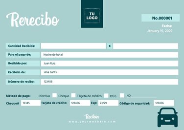 Plantillas de recibo de pago gratis