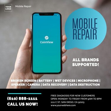 Templates for Mobile Repair Shops