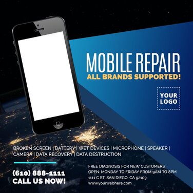 Templates for Mobile Repair Shops
