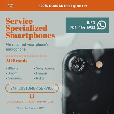 Templates for Mobile Repair Shops