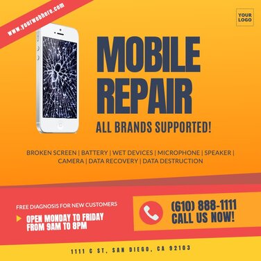 Templates for Mobile Repair Shops