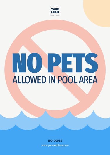 No Dogs Allowed sign templates