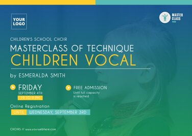 Choir Poster Templates to Edit Online