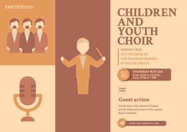 Choir Poster Templates to Edit Online