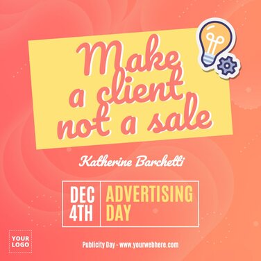 Advertising Day Banner Templates Online