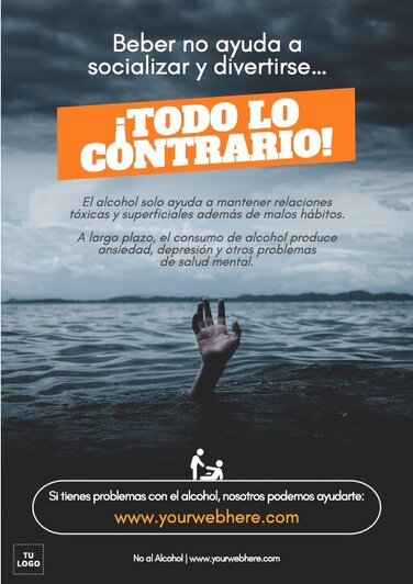 Carteles contra el alcoholismo gratis
