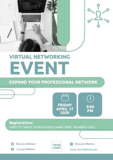 Free Networking Event Flyer Templates