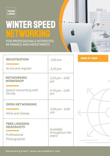 Free Networking Event Flyer Templates