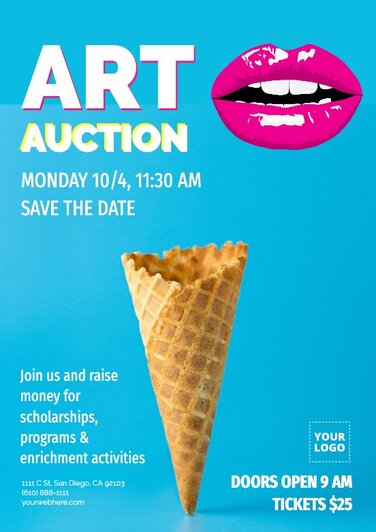 Editable Art Exhibition Poster Designs Online