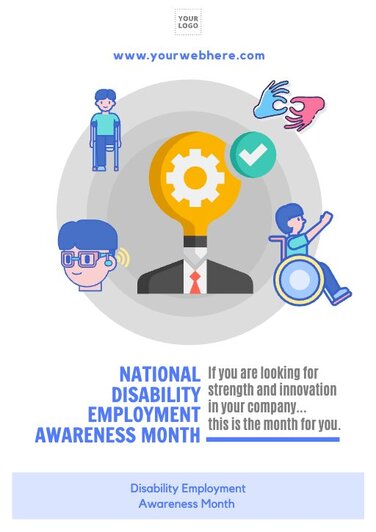 Disability Employment Awareness Month Templates