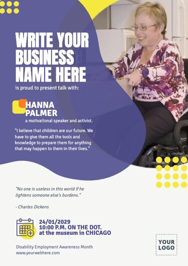 Disability Employment Awareness Month Templates