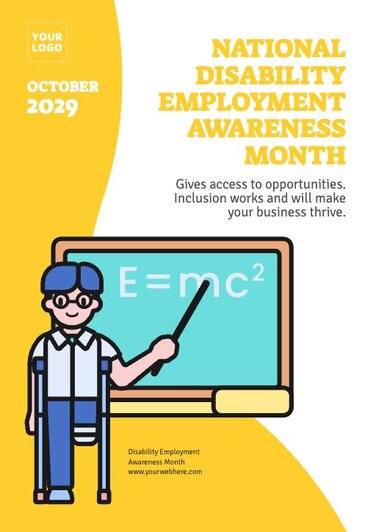 Disability Employment Awareness Month Templates