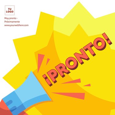 Diseña un cartel de Proximamente gratis