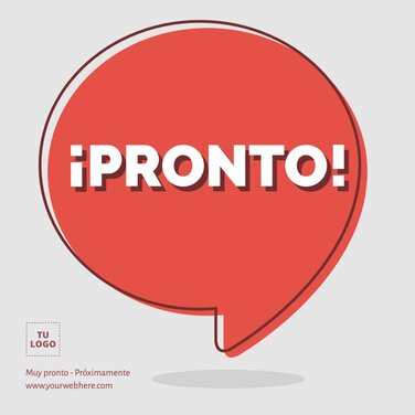 Diseña un cartel de Proximamente gratis