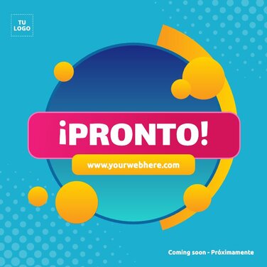 Diseña un cartel de Proximamente gratis