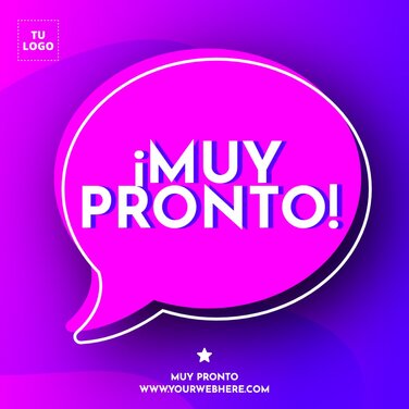 Diseña un cartel de Proximamente gratis