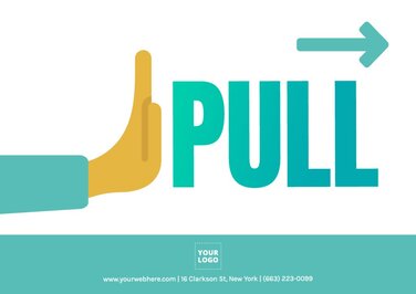 Push & Pull signs for your Business Doors