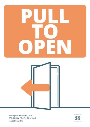 Push & Pull signs for your Business Doors