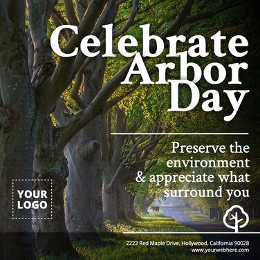 Editable Arbor Day Poster Templates