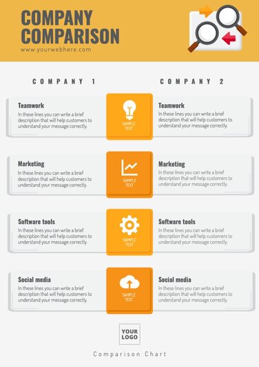 Free Comparison Chart Templates to Customize