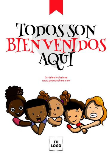 Carteles para la Educación Inclusiva en el Aula personalizables