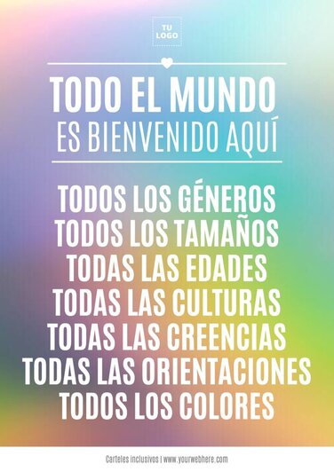 Carteles para la Educación Inclusiva en el Aula personalizables