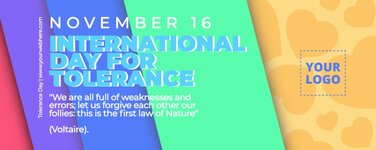 International Day for Tolerance Poster Templates