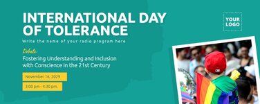 International Day for Tolerance Poster Templates