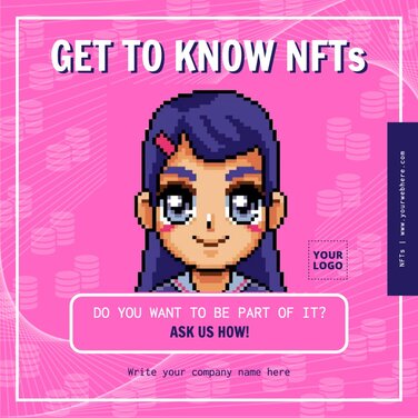 Design NFT banners with free editable templates