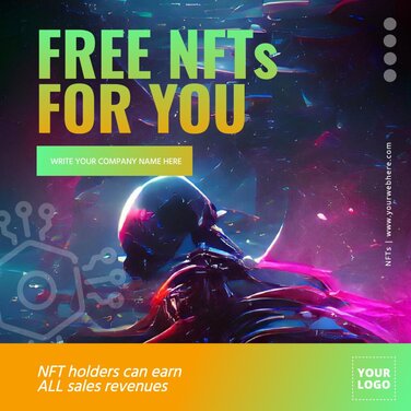 Design NFT banners with free editable templates