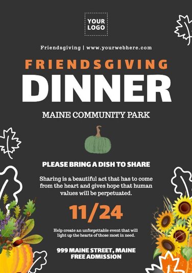Design Friendsgiving Invitation Templates Online