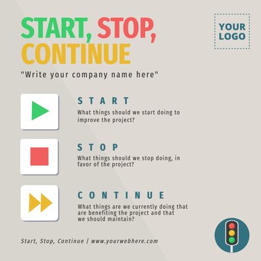 Free Start Stop Continue Templates