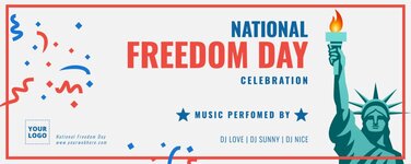 Design posters for National Freedom Day online